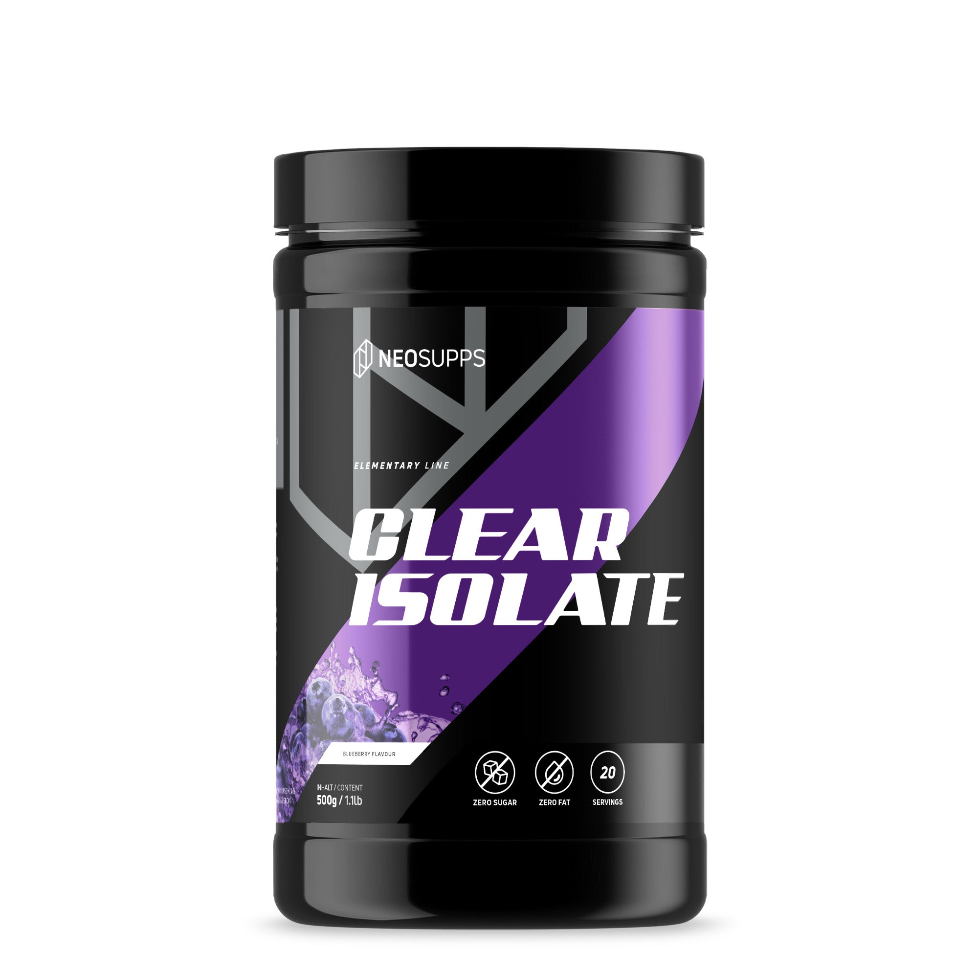Clear Isolate: Zuckerfreier Protein Softdrink mit 21g Protein ...
